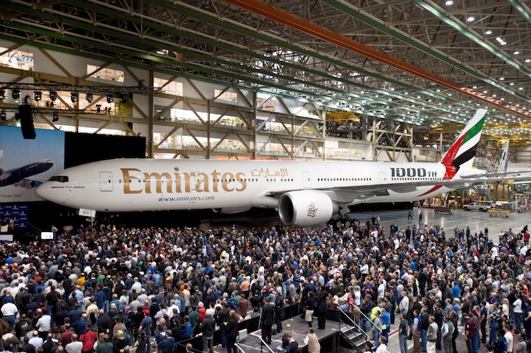 Emirates Celebrates Boeing’s 1,000th B777 | ittn.ie