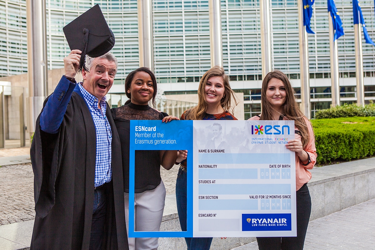 Ryanair Extends Travel Partnership with Erasmus Student Network | ittn.ie