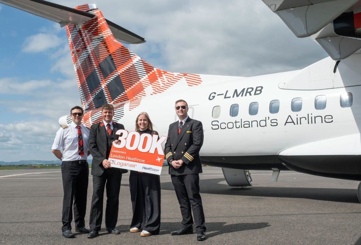 Loganair Hits 300,000th Passenger Milestone on Heathrow Routes | ittn.ie