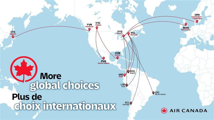 Air Canada Adds Quito, More Europe Year-Round and Resumes Calgary ...